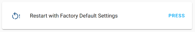 Factory Reset Switch - ESPHome - Smart Home Made Simple